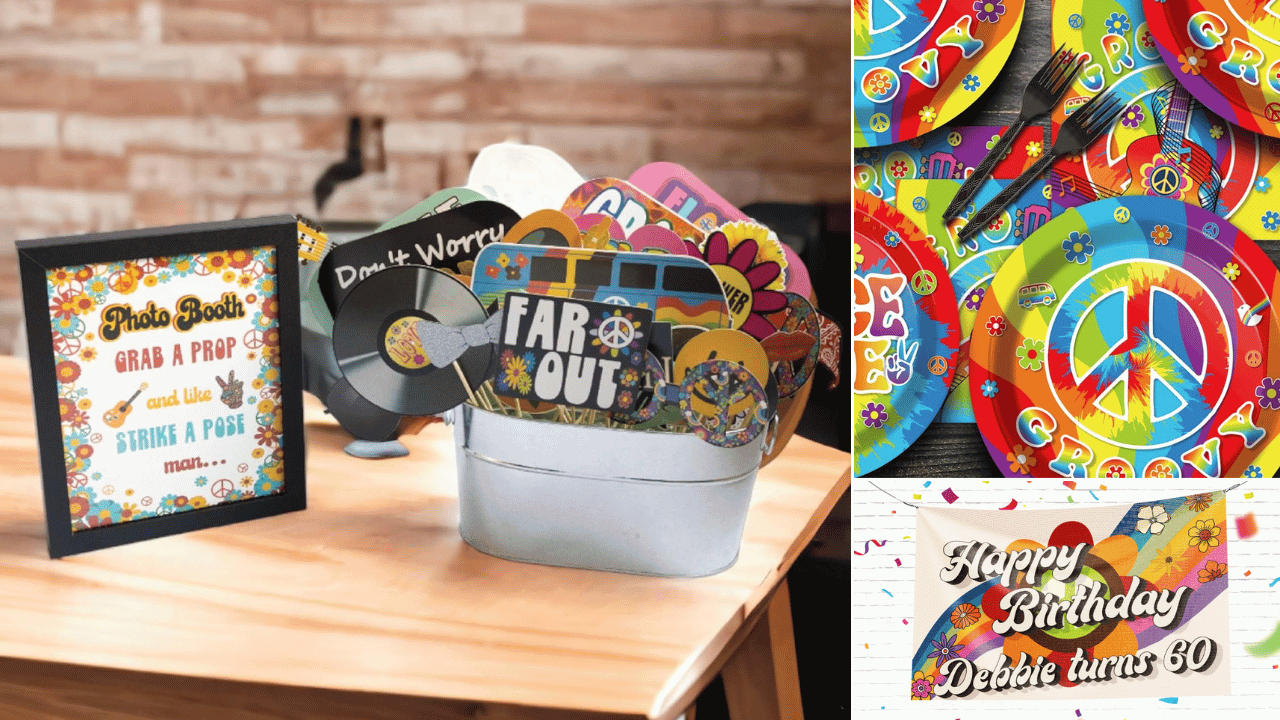 🌼7 Groovy 60s Theme Party Must-Haves!💖