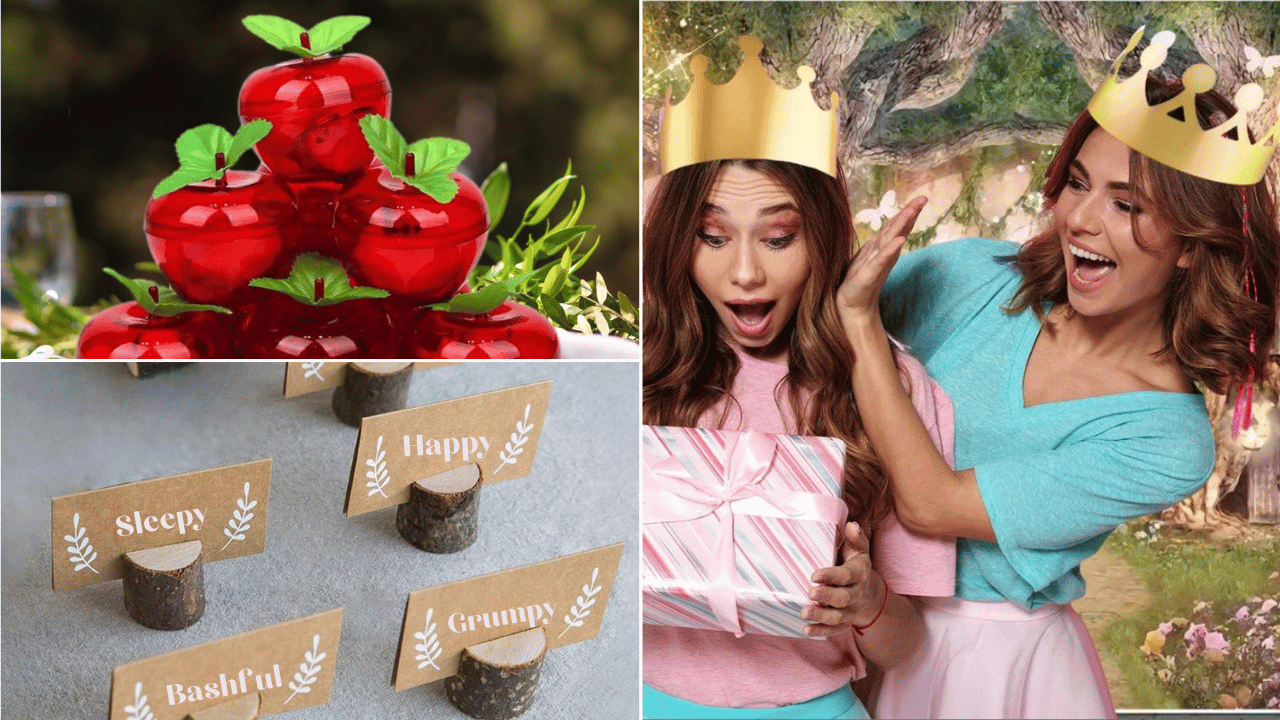 ️ 6 Magical Snow White Party Decorations to Enchant Your Guests 🎉